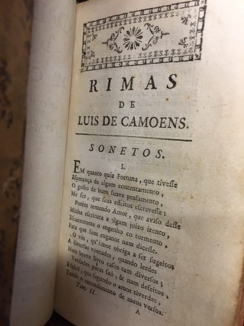 Obras de Luis de Camoens - II Vol. - Doutro Tempo